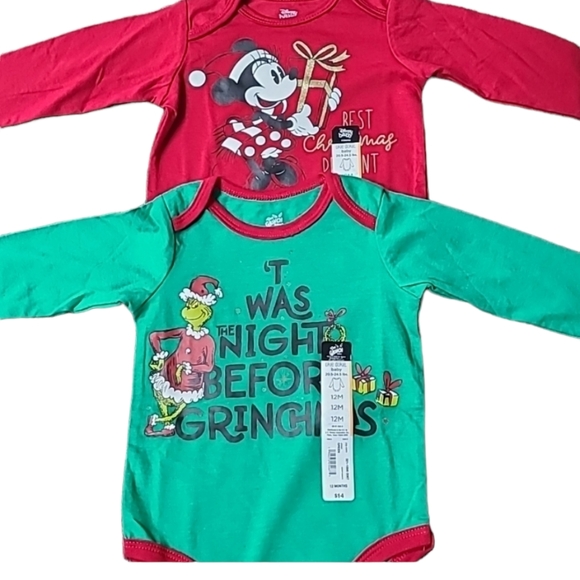 okie dokie | One Pieces | Okie Dokie Holiday Baby Long Sleeve Onesies ...